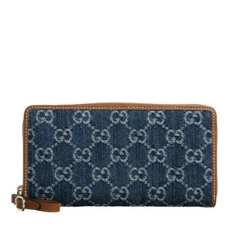 Gucci Portemonnaie - WALLET New Denim - Gr. unisize - in Blau - f&uuml;r Damen