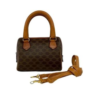Celine Sac &agrave; main en toile marron Pre-owned - Femme - Pre-owned - Brun - Taille: ONE Size