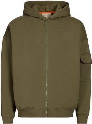 Gertrude Sweat zipp&eacute; &agrave; capuche en coton m&eacute;lang&eacute;