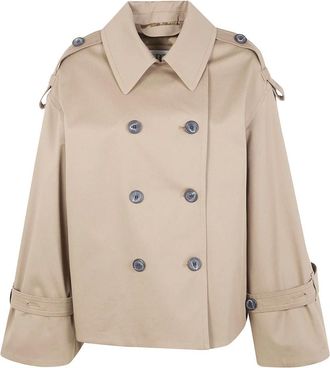 By Malene Birger Femme, Manteaux, Beige, Taille: 38 FR Alisandra Double-breasted Coat