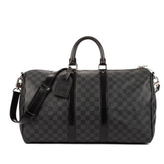 Louis Vuitton Crossbody Bags - Keepall 45 - Gr. unisize - in Schwarz - f&uuml;r Damen