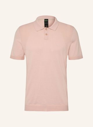 HUGO BOSS Strick-Poloshirt Momentum Lite Regular Fit orange