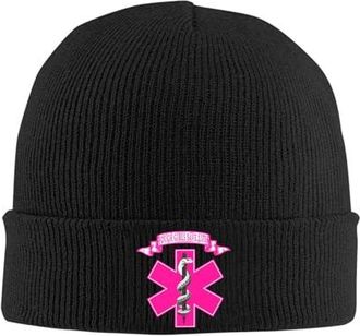Generic Bonnet en Tricot Ambulanci&egrave;res Param&eacute;dicales, EMS, Urgences, Filles Courageuses Qui Sauvent des Vies Thermique Beanie Doux Bonnet Hiver pour Ski Homme