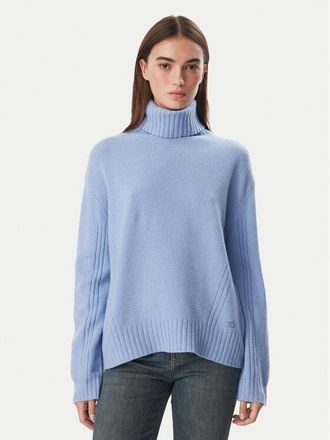 Liu Jo Rollkragenpullover WF6219 MS009 Hellblau Regular Fit