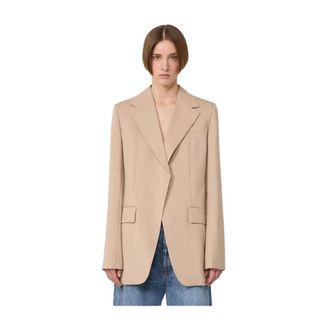 Sportmax Damen, Jacken, Beige, 2XSGr&ouml;&szlig;e