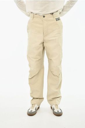 Dsquared2 Cotton Pants with Logo size 54
