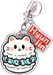 Generic stray-kids Porte-cl&eacute;s SK-ZOO porte-cl&eacute;s dessin anim&eacute; porte-cl&eacute;s acrylique KREYRING sk-z porte-cl&eacute;s KARMA Stay, Hyun Jin, 5.5cm