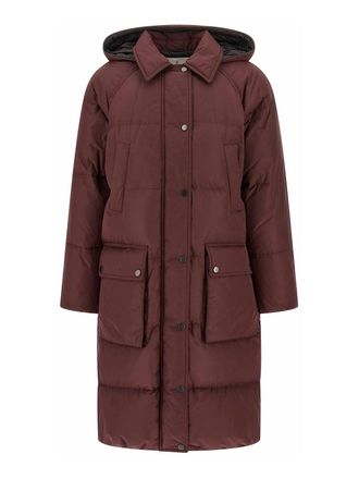 Brunello Cucinelli Blouson Rembourré - Rouge Brun