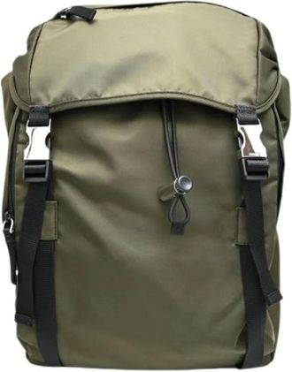 Prada Pre-owned Sac &agrave; dos en nylon - Homme - Pre-owned - Vert - Taille: ONE Size