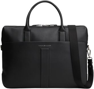 Tommy Hilfiger Herren Th Relaxed Computer Bag Am0am13655 Computertasche, Black (Black)