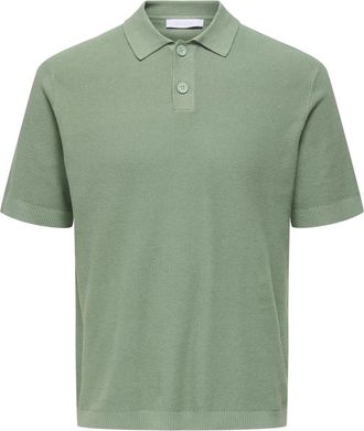 Only & Sons Onstony Reg 12 Ss Waffle Polo Knit