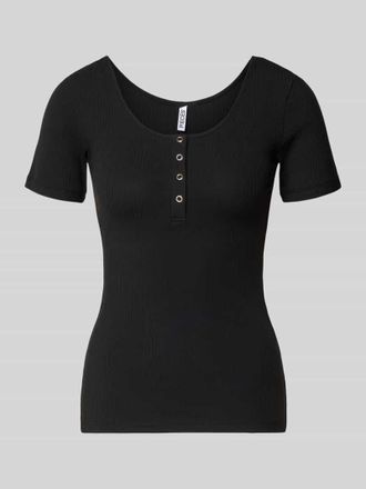 Pieces Slim Fit T-Shirt aus Baumwoll-Mix Modell KITTE
