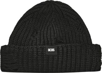 GCDS Beanie - - Accessories - Damen - Schwarzk - ONE SIZE