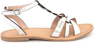 Les Tropeziennes LES TROPEZIENNES PAR M. BELARBI Femme HAMSUNI Chaussures Ville Sandale, Argent-Multi, 37 EU