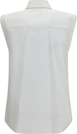 Brunello Cucinelli Monile-Embellished Cotton Tank Top - White