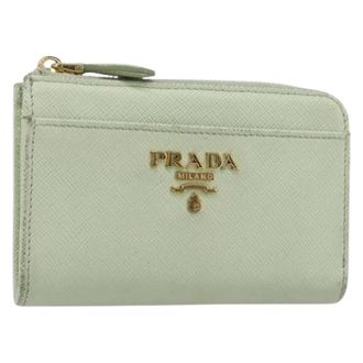 Prada Porte-monnaie Pre-owned - Femme - Pre-owned - Vert - Taille: ONE Size