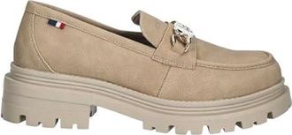 U.S.Polo Association Chaussures US Polo Mocassin avec compensée Alicya007 Beige D26UP07, beige, 38 EU