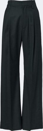 Victoria Beckham Weite Hose Ethel aus Schurwolle