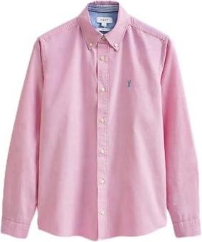 Next Homme Chemise Oxford Coupe Slim &agrave; Manches Longues Rose 3XL