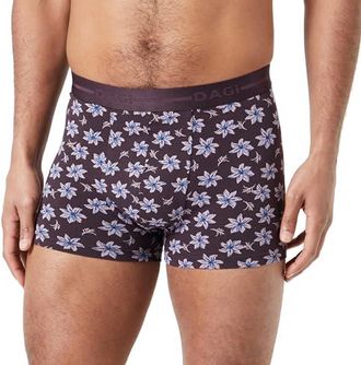 Dagi Floral Regular Waist Boxer Caleçons, Brown, XXL pour des Hommes