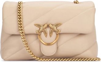 Pinko Pinko, Femme, Sacs, Beige, Taille: ONE Size Classic Love Bag Puff