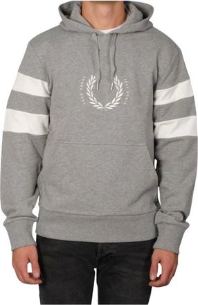 Fred Perry Homme, Sweatshirts et sweats &agrave; capuche, Gris, Taille: XL M4719 420 Sweat &agrave; capuche