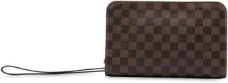 Louis Vuitton Clutches - Damier Ebene Saint Louis Pochette - Gr. unisize - in Braun - f&uuml;r Damen