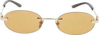 Gucci Square Sonnenbrillen - - Accessories - Damen - Beige - ONE SIZE