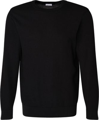 Seidensticker Mens Regular Fit Rundhals Pullover Sweater, Schwarz, XXL