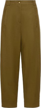 Max Mara Casual Hose - Hellbraun