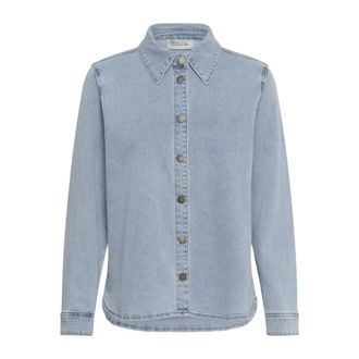 MY ESSENTIAL WARDROBE Femme, Blouses et Chemises, Bleu, Taille: 42 FR Chemises en jean