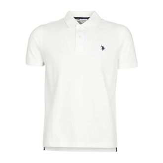 U.S.Polo Association Kurzarm Polo Shirt Baumwolle Wei&szlig; - - Tops - Herren - Wei&szlig; - XL