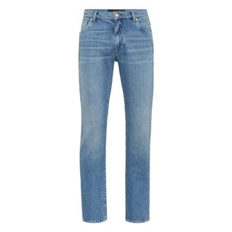 Billionaire Boys Club Homme, Jeans, Bleu, Taille: W28 Straight Cut Crest Jeans