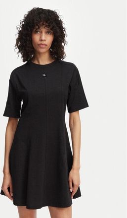 Calvin Klein Jeans Kleid f&uuml;r den Alltag LV047F229G Schwarz Regular Fit