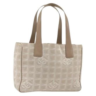 Chanel Pre-owned Vintage Nylon Tote Bag - - Pre-owned - Damen - Beige - ONE SIZE
