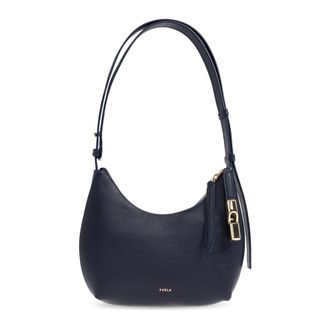 Furla Goccia Kleine Schultertasche - - Bags - Damen - Blau - ONE SIZE