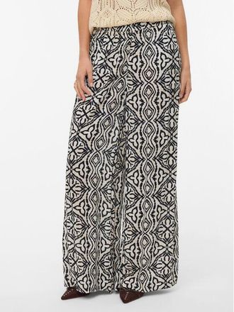 Vero Moda Stoffhose Menny 10282478 Beige Wide Leg