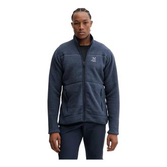 Hagl&ouml;fs Mossa Pile Jacke - - Sweatshirts & Hoodies - Herren - Blau - S