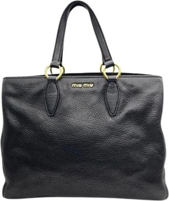 Miu Miu Damen, Pre-Owned, Schwarzk, ONE SIZEGröße