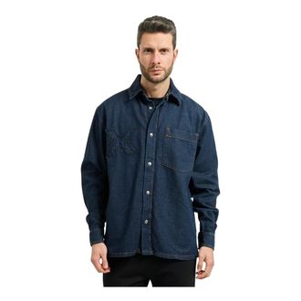 John Richmond Homme, Chemises, Bleu, Taille: L Chemise en denim