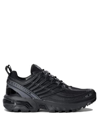 Salomon Low-Top Sneaker - Gore-Tex Waterproof Sneakers With Agile Chassis An - Gr. 10_5 - in Schwarz - f&uuml;r Damen
