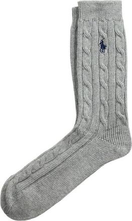 Ralph Lauren Cable-knit Pony Socks