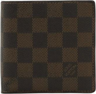 Louis Vuitton Pre-owned Portefeuille Marco Damier Wallet - Femme - Pre-owned - Brun - Taille: ONE Size