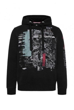 Camp David Hoodie mit Photoprint black
