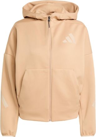 adidas Womens Z.N.E. Zip-Hoodie Warm Sandstone XL