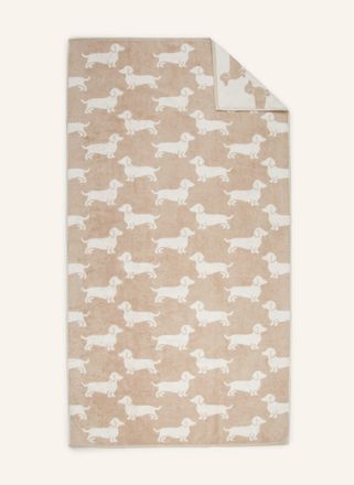 Caw&Ouml; Duschtuch We Love Dogs beige