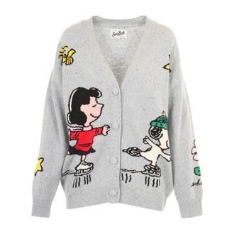MC2 Saint Barth Sasi Cardigan - - Knitwear - Damen - Grau - XS/S