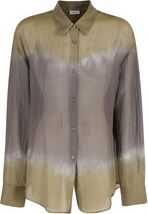Roberto Collina Femme, Blouses et Chemises, Multicolore, Taille: 38 FR Camicia ML