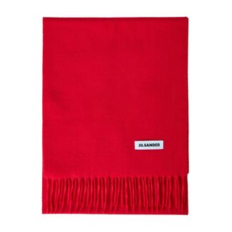 Jil Sander Halst&uuml;cher Schlauchschals Schal - - Accessories - Damen - Rot - ONE SIZE