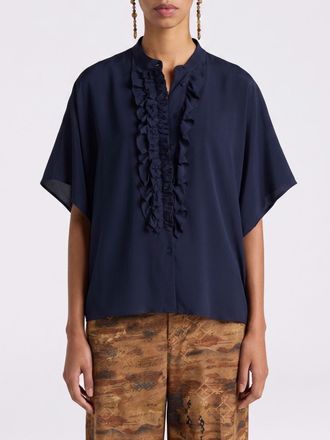 Momoni Chemise Femme couleur Bleu